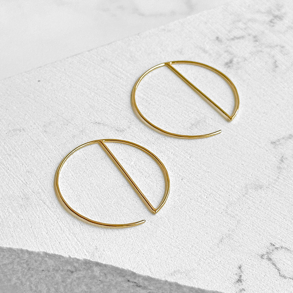 Half Hoop Earrings – Lewis & Pine
