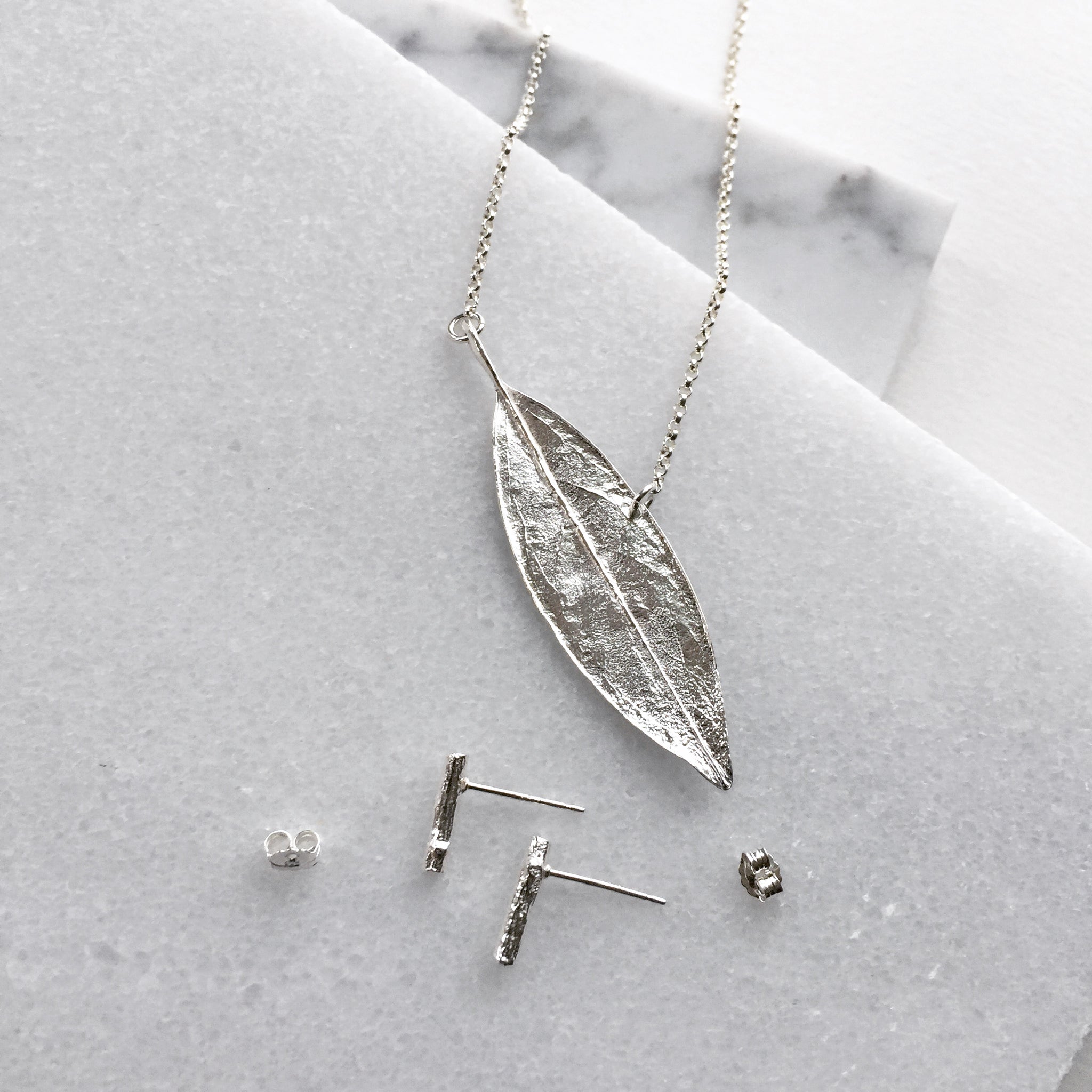 Sage Leaf Necklace – Lewis & Pine